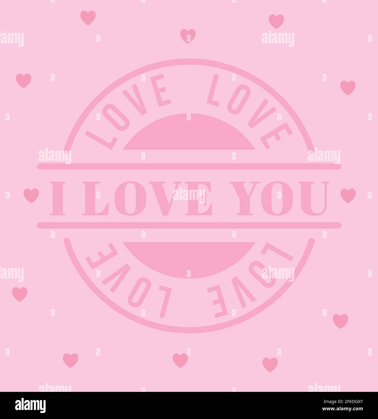 stamp of love Stock Vector Image & Art - Alamy