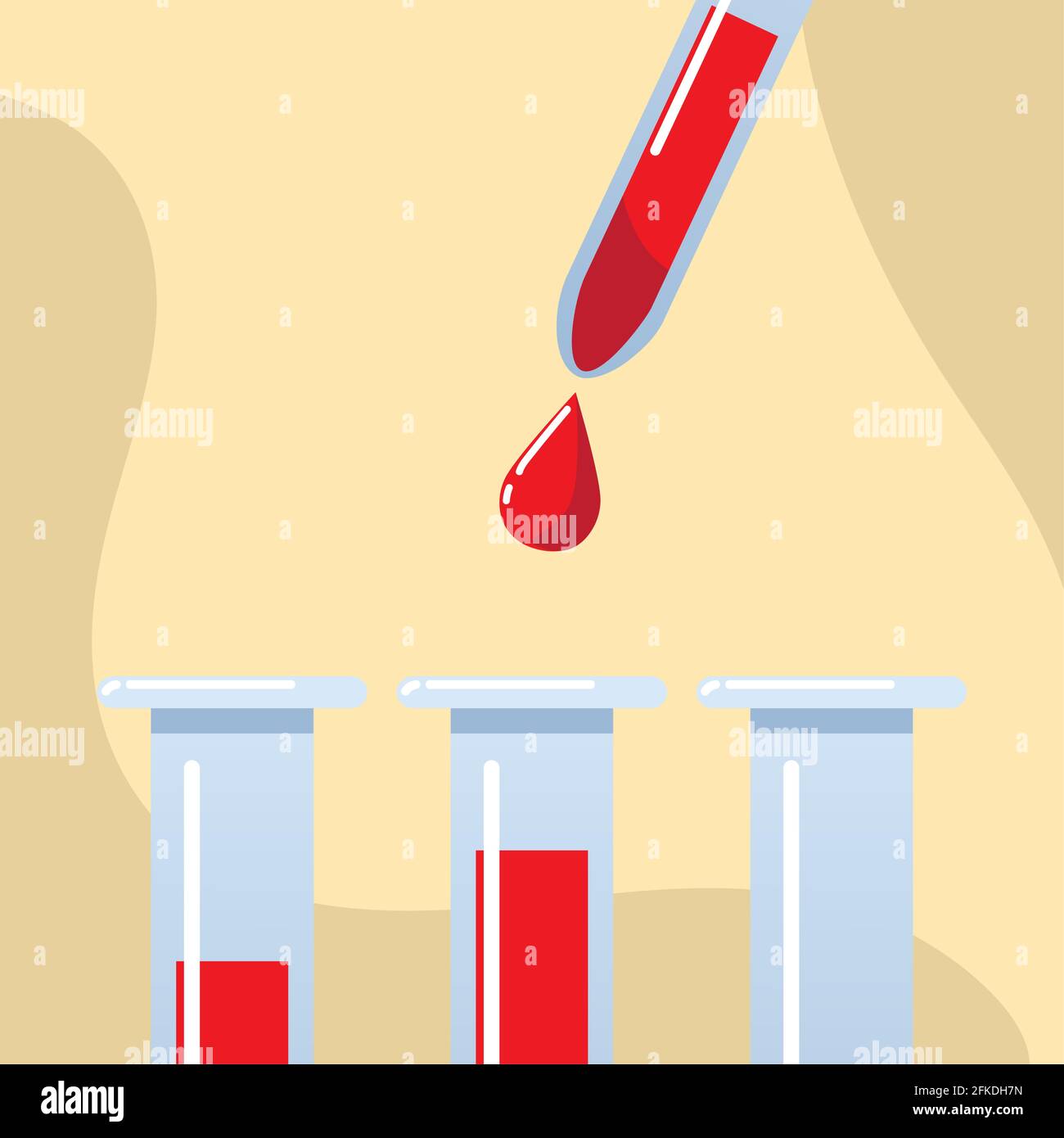medical sample blood Stock Vector Image & Art - Alamy