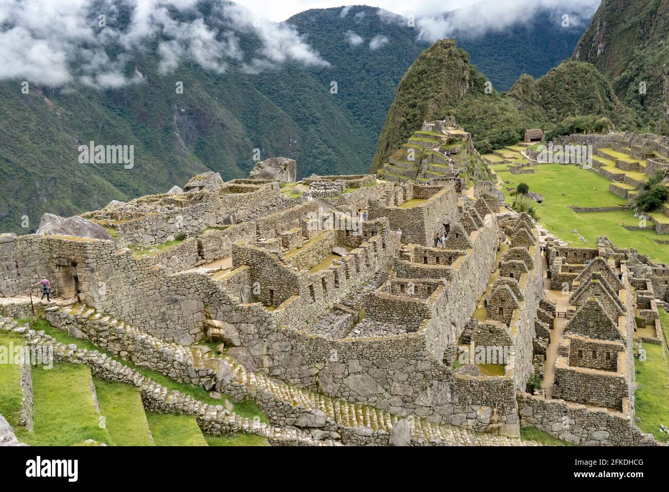 Machu Picchu in the Peruvian Andes is one of the New Seven Wonders of ...