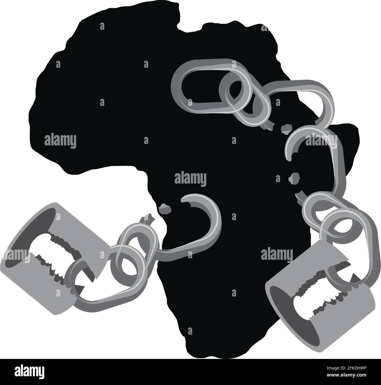 african map chains Stock Vector Image & Art - Alamy