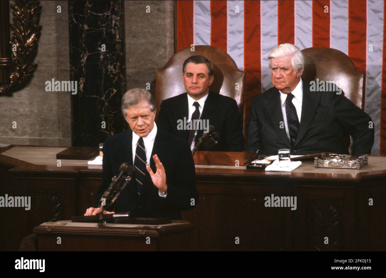 United States President Jimmy Carter addresses a Joint Session of ...