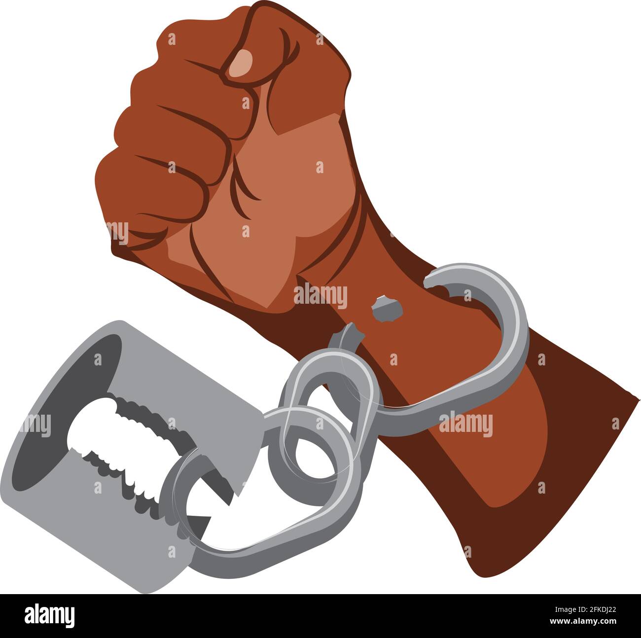 black hand freedom Stock Vector Image & Art - Alamy