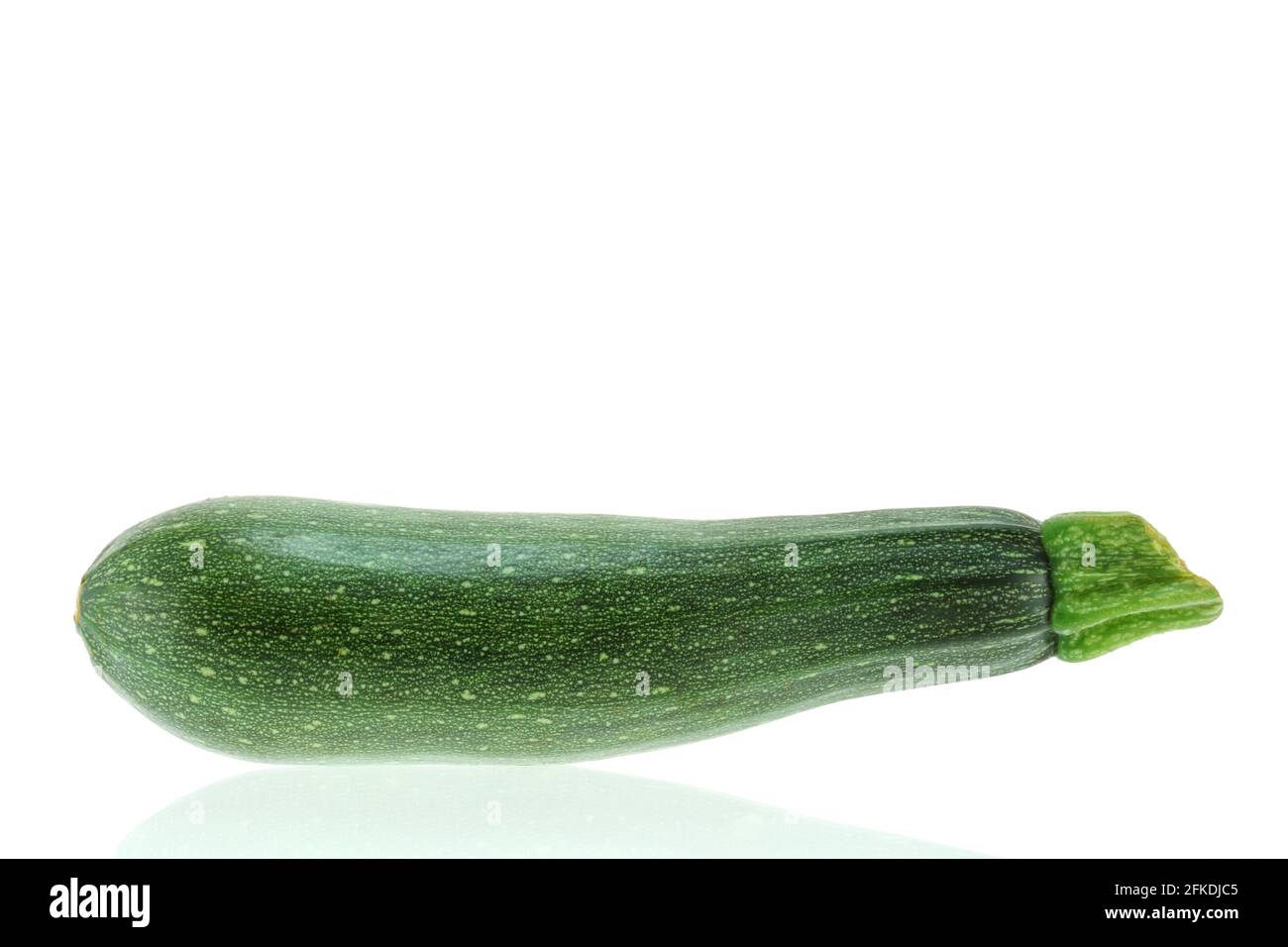Fresh Green Zucchini (Courgette) on white background Stock Photo - Alamy