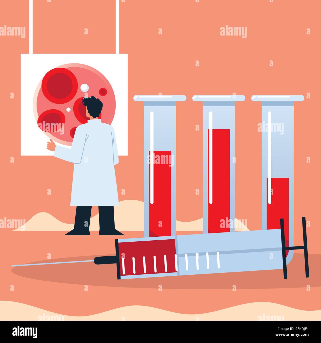 diabetes doctor blood Stock Vector Image & Art - Alamy