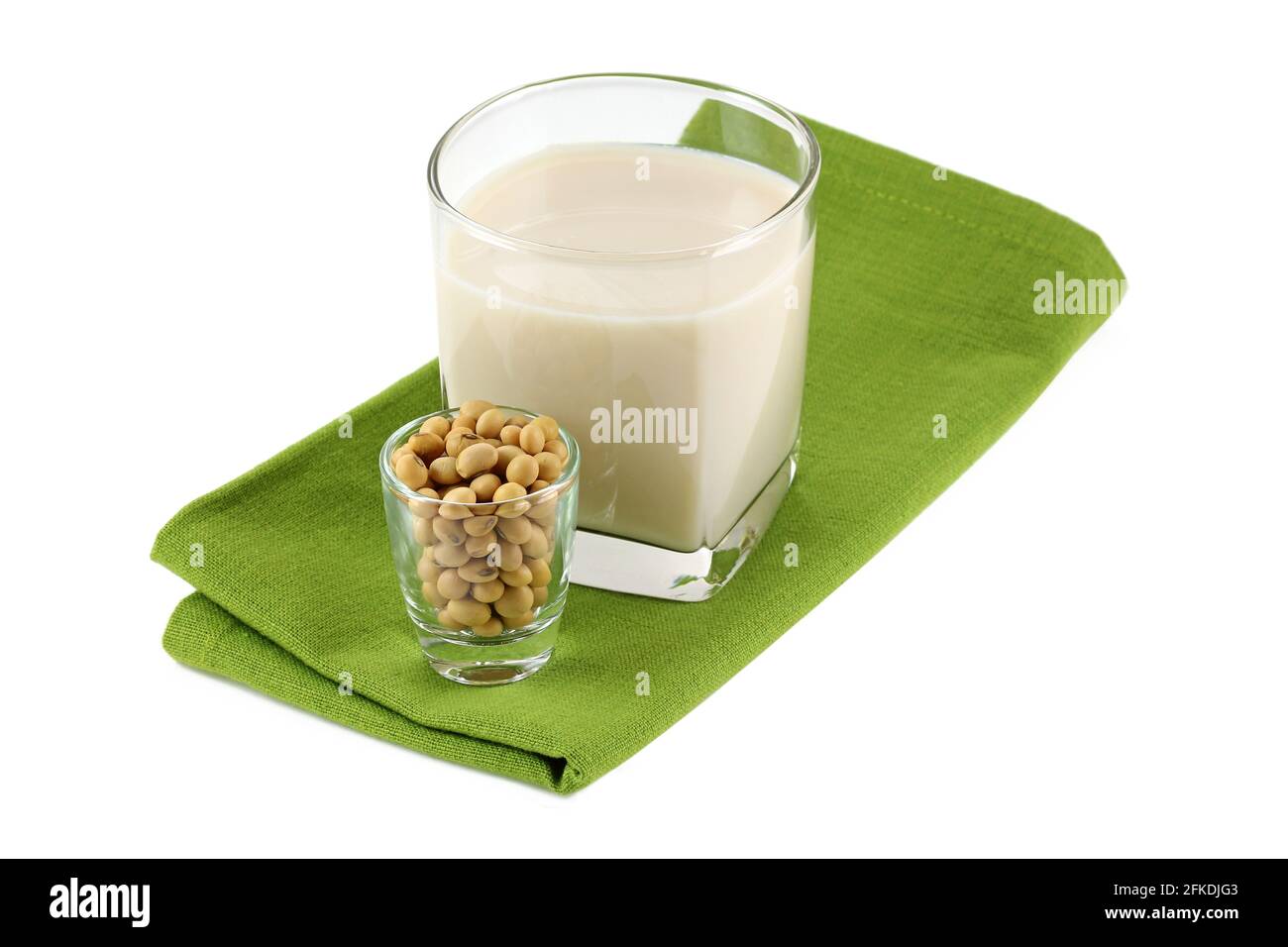 A Glass of Fresh Soy Milk (Soybean Milk, Soya Stock Photo - Alamy