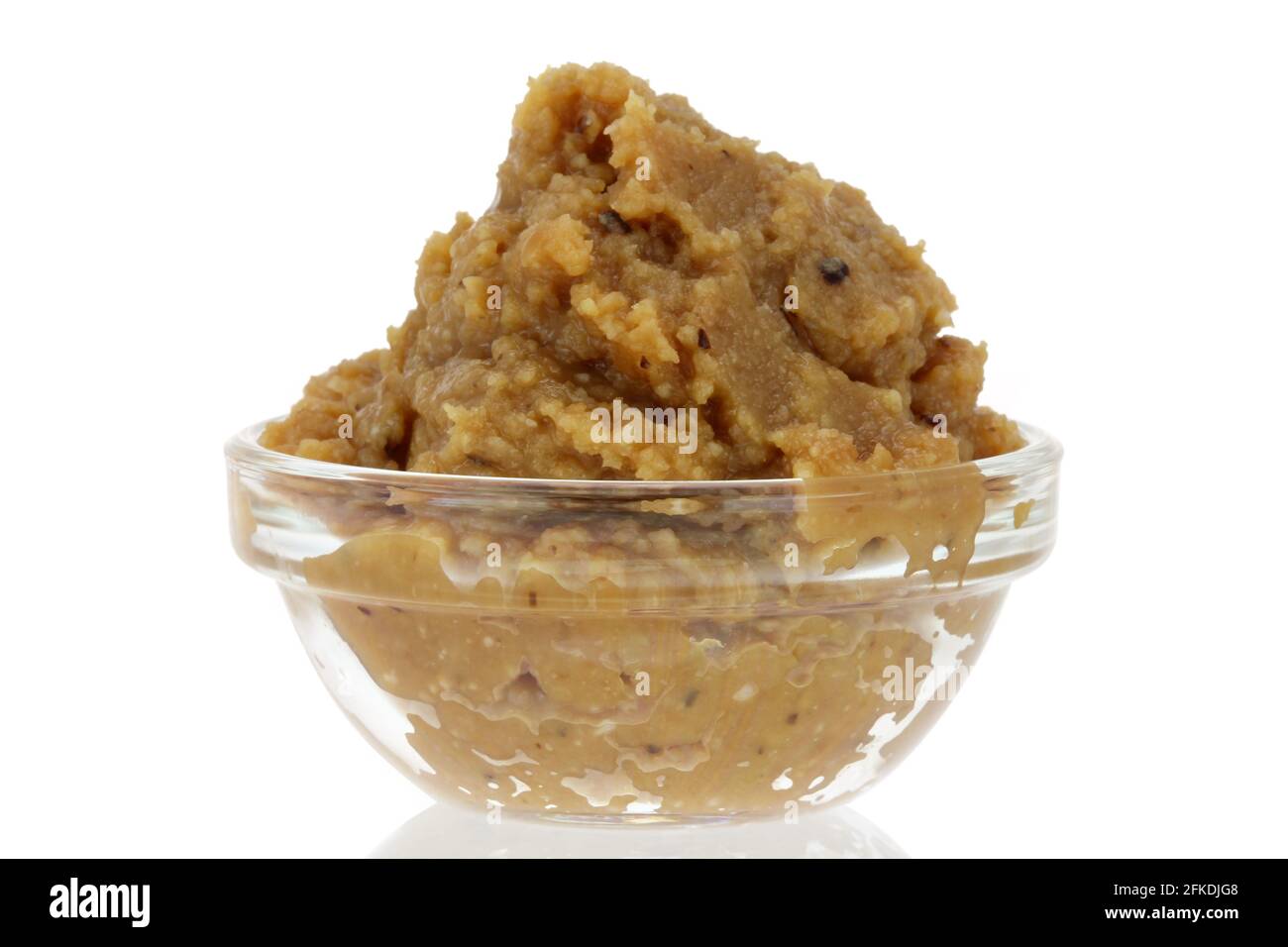 A Bowl of Thick Miso Paste (Fermented soybeans, barley) used in ...