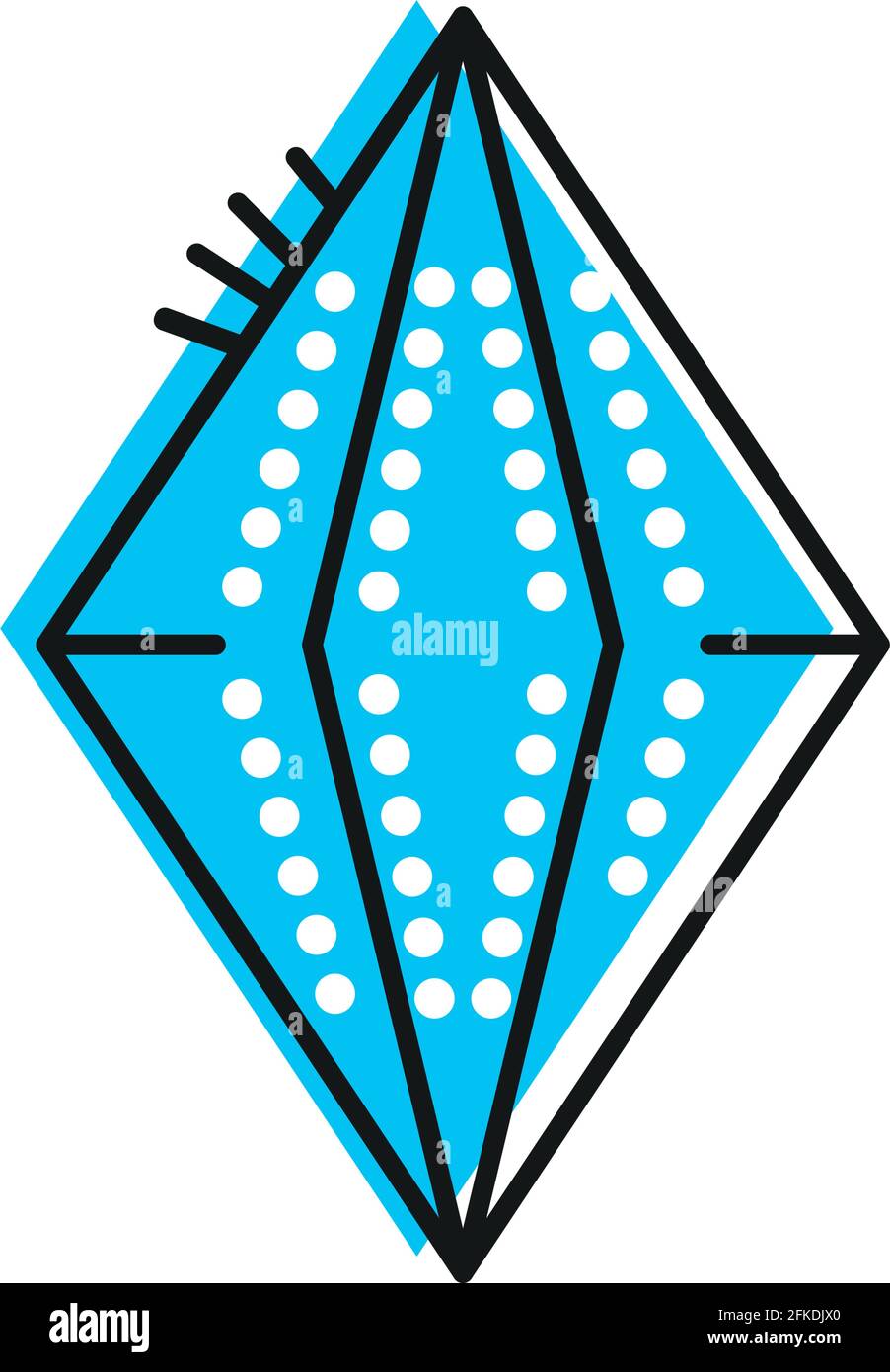 memphis diamond gem Stock Vector Image & Art - Alamy