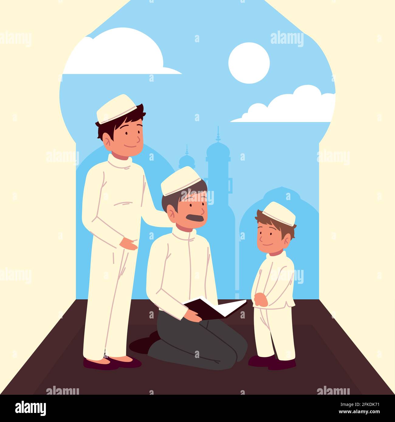 Muslim exam Stock Vector Images - Alamy