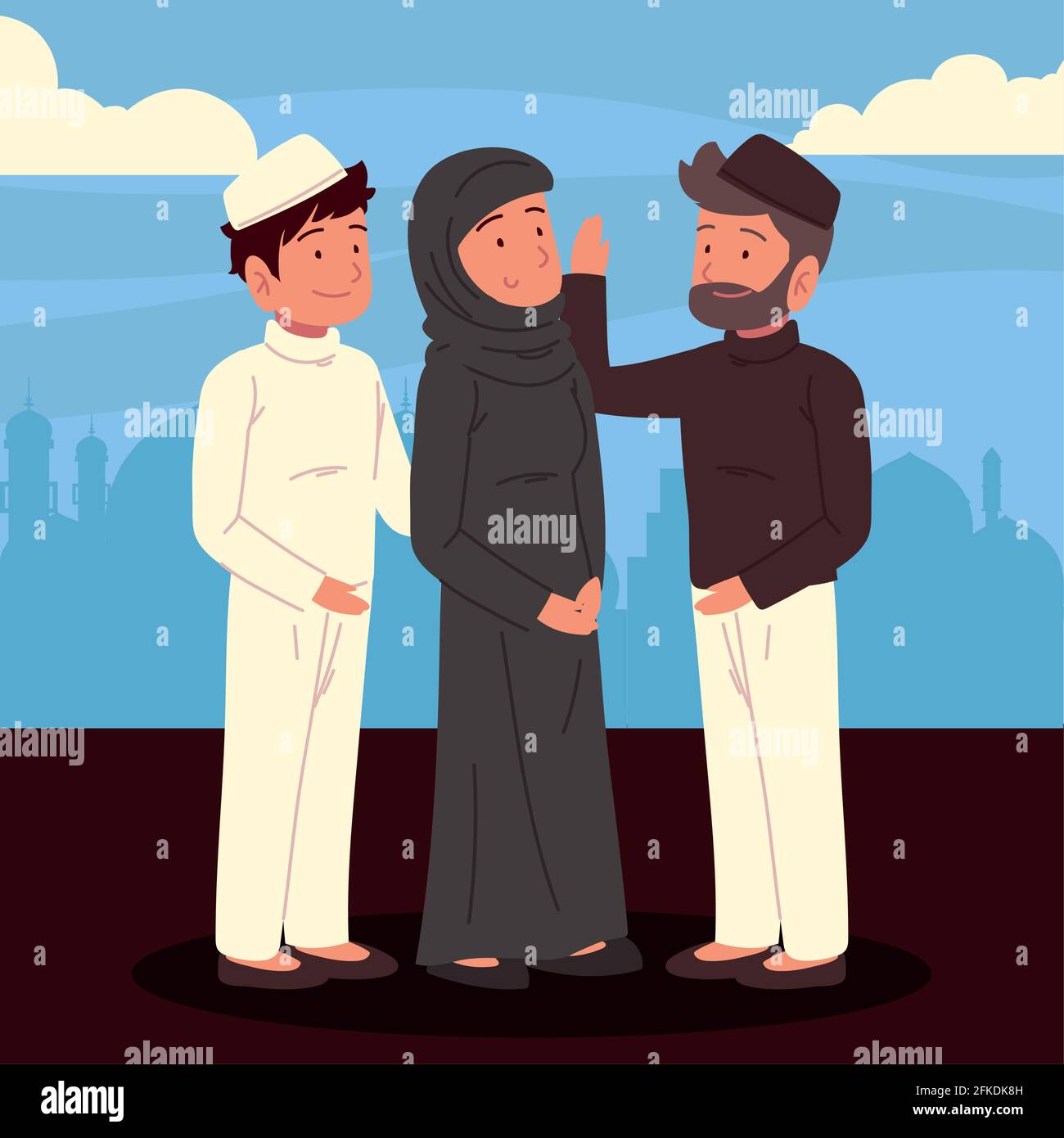 Islamic businesswoman Stock Vector Images - Alamy