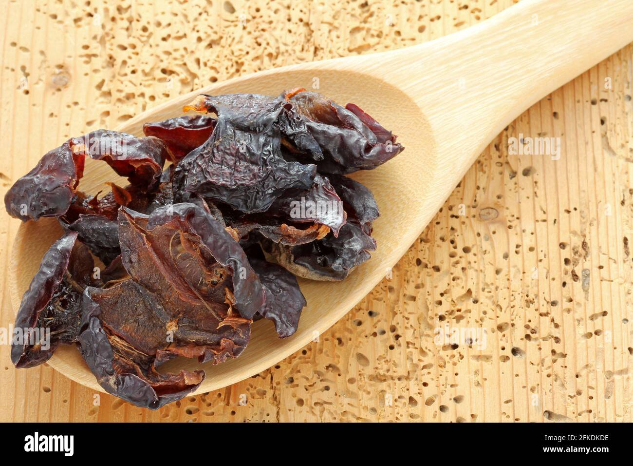 Closeup photo of sun dried pitted Italian Plums Stock Photo - Alamy