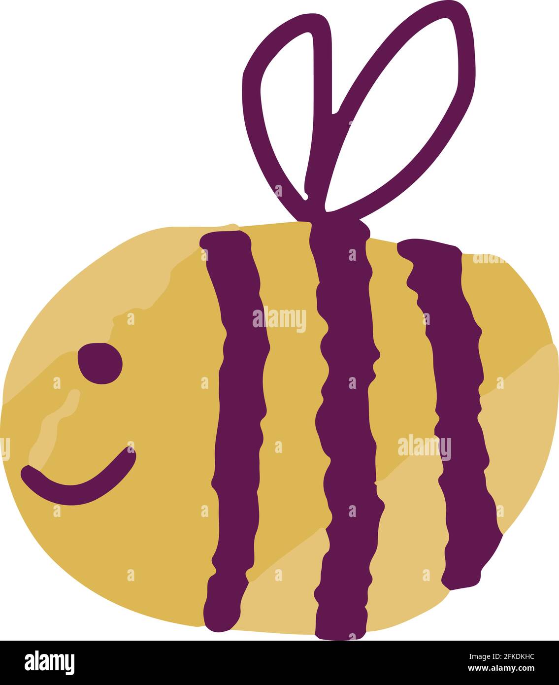 Cartoon Bee Cut Out Stock Images & Pictures - Alamy