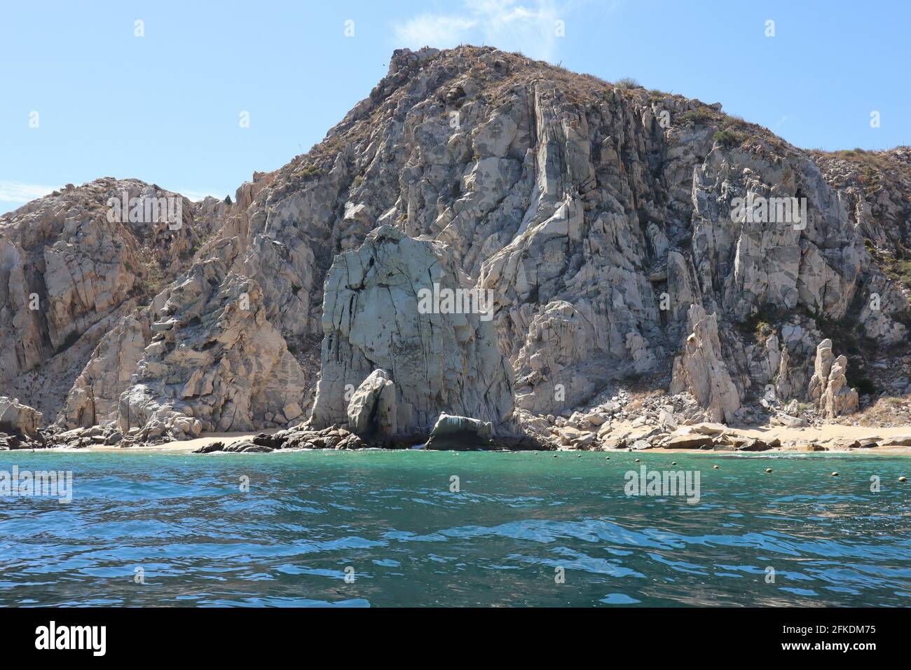 Beautiful view of the rugged rocky seaside landscape in Los Cabos, Cabo ...