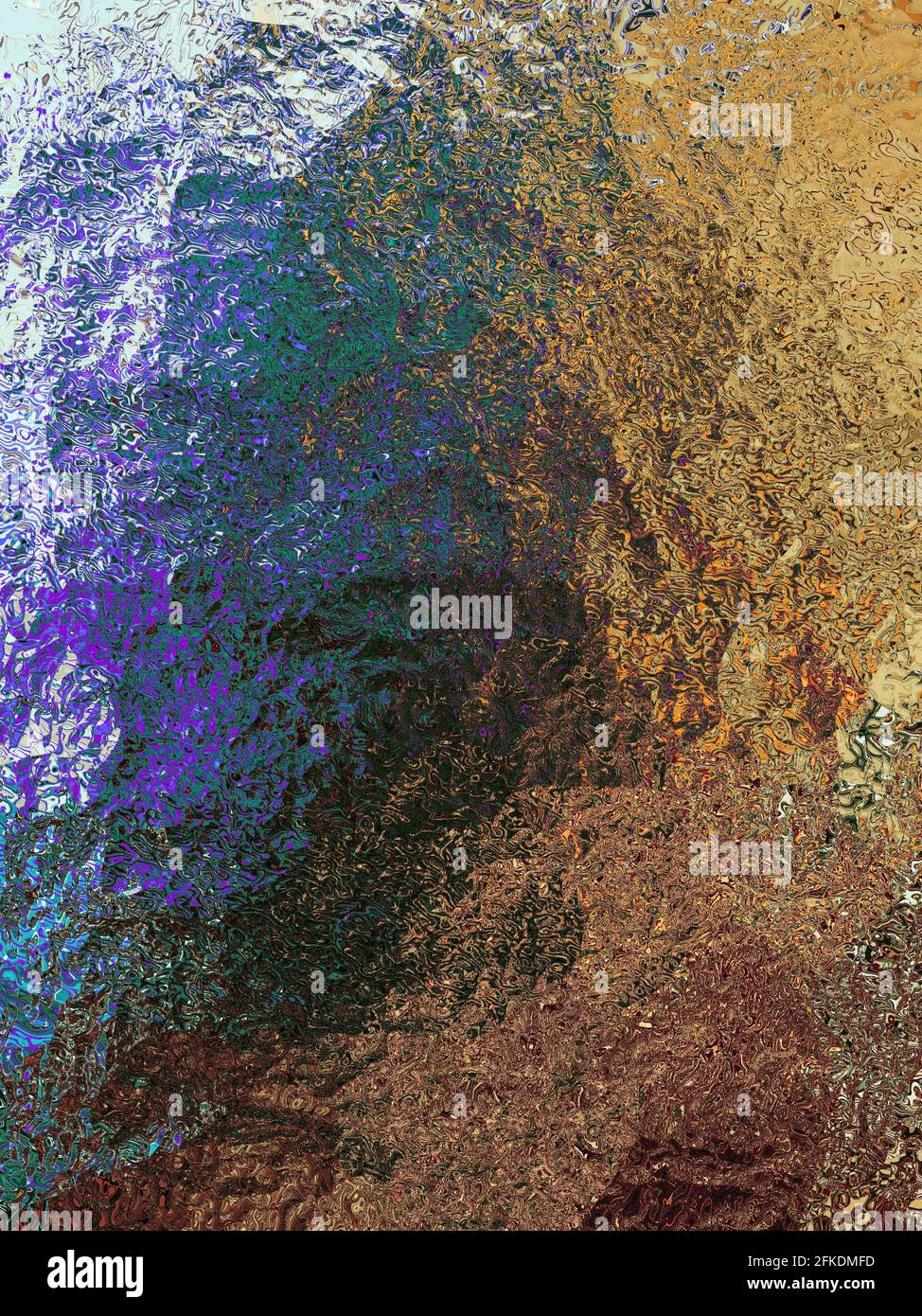 Illustration of an abstract drawing of mixed colors - great for ...