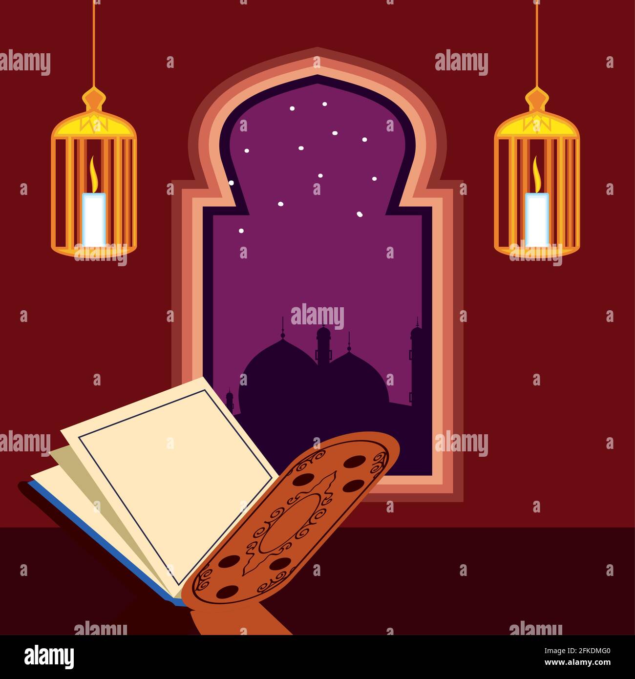 quran temple arabian Stock Vector Image & Art - Alamy