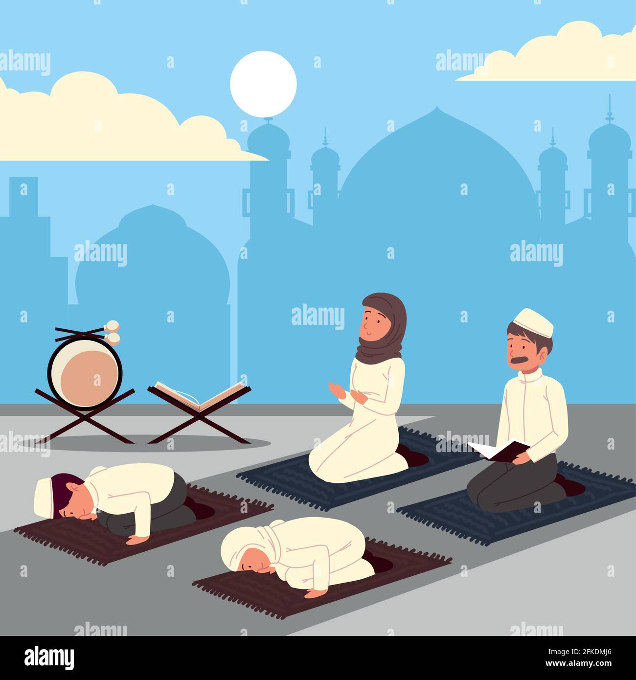 muslim culture people Stock Vector Image & Art - Alamy