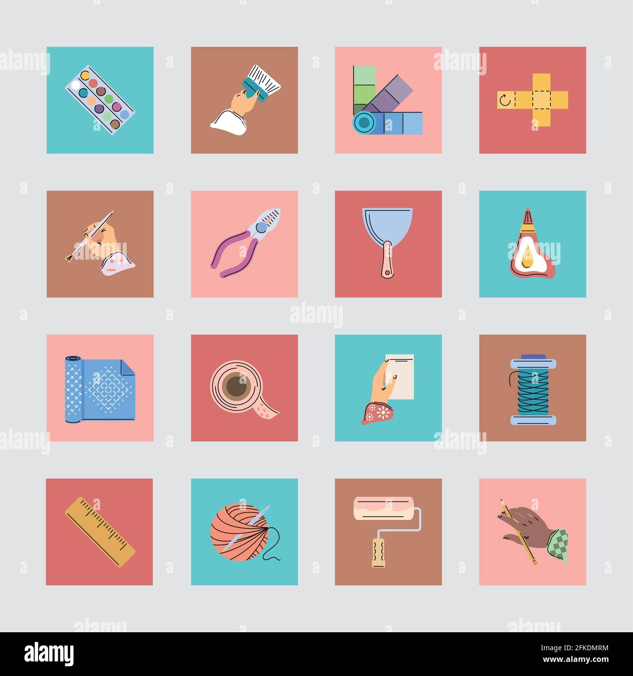 DIY craft tools Stock Vector Image & Art - Alamy