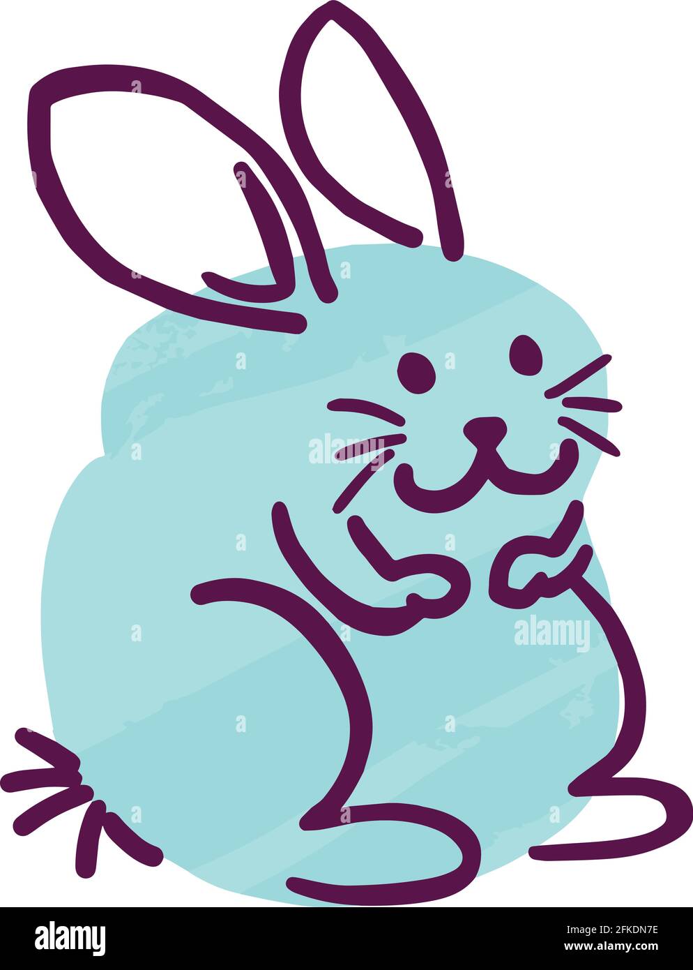 Rabbit kid Stock Vector Images - Alamy