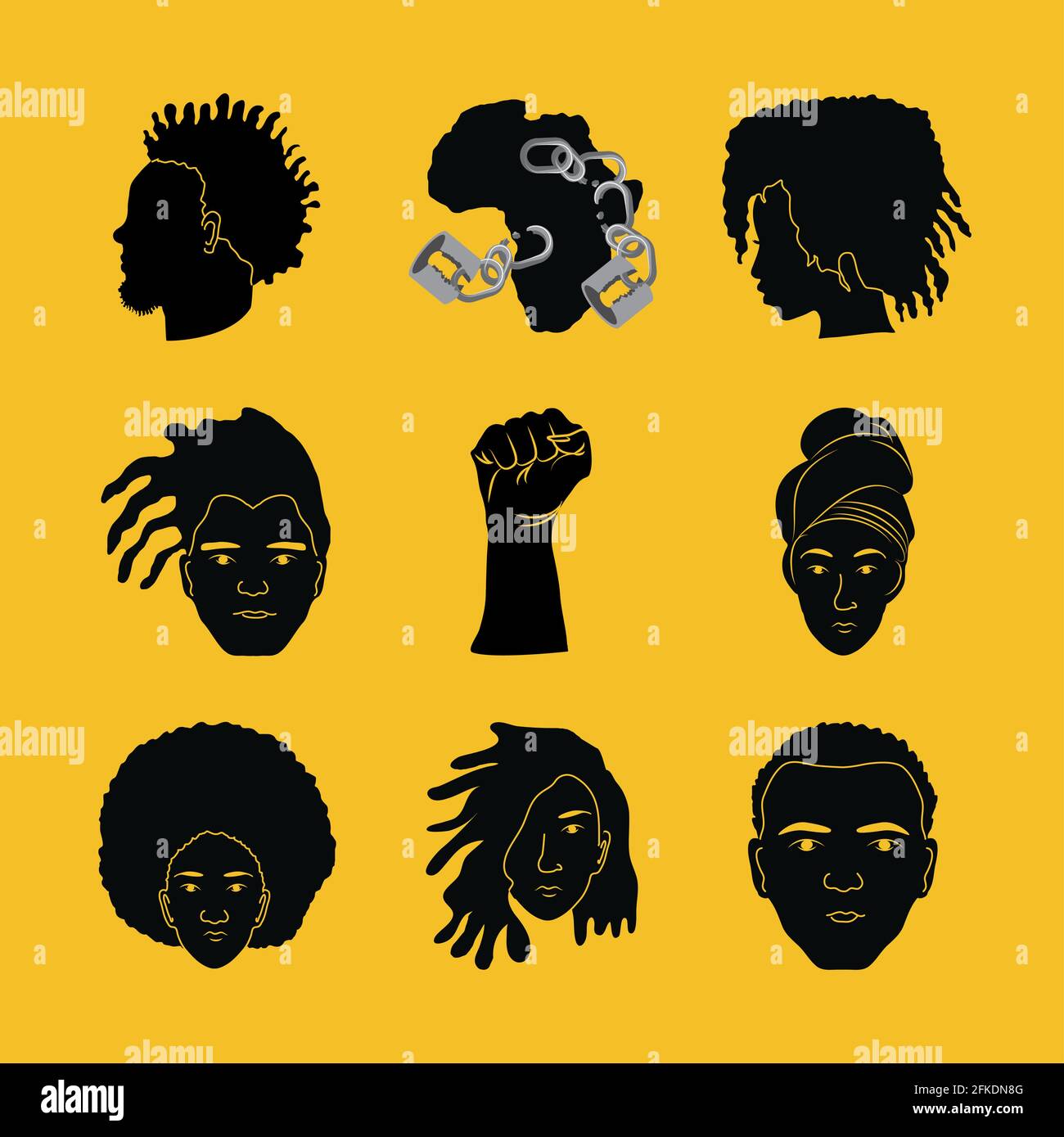 african people map Stock Vector Image & Art - Alamy