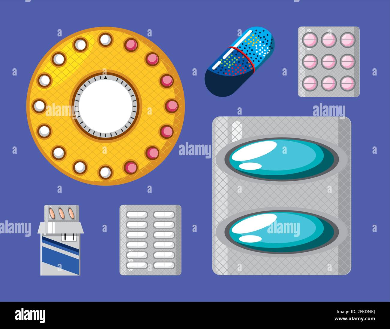 medicine blisters tablets Stock Vector Image & Art - Alamy
