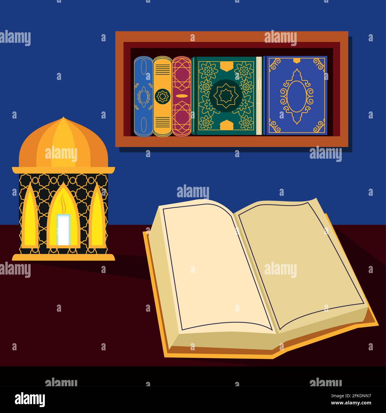 Holy books islam Stock Vector Images - Alamy