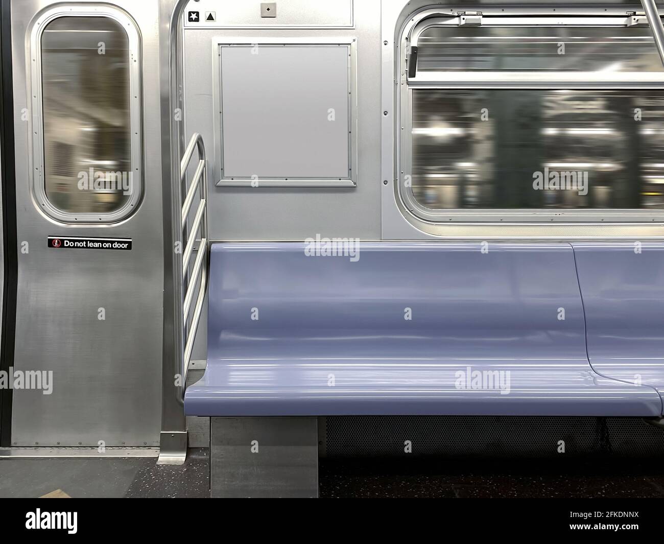 Empty subway car new york hi-res stock photography and images - Alamy