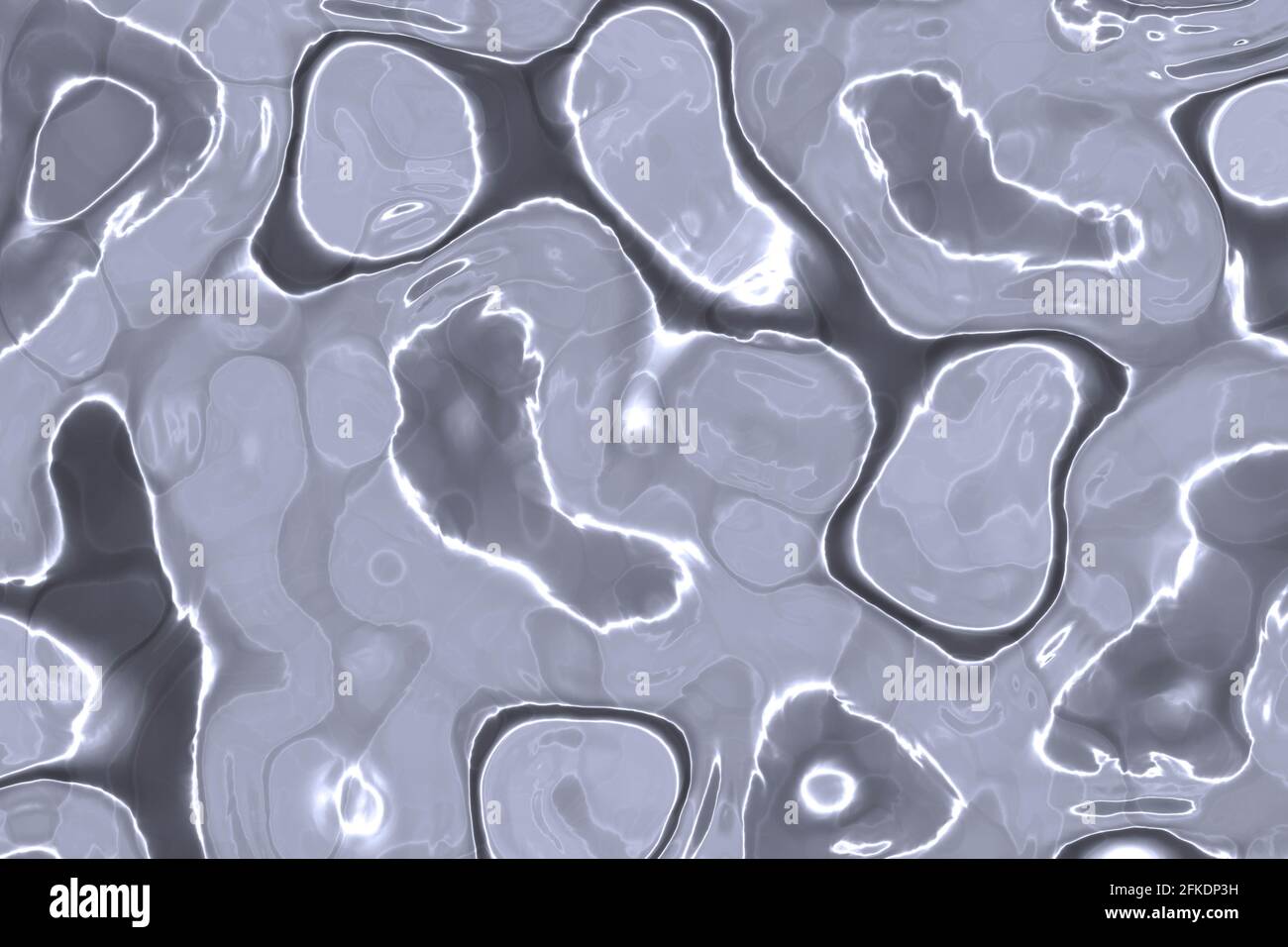 artistic soft reflecting fine steel waves computer art background ...