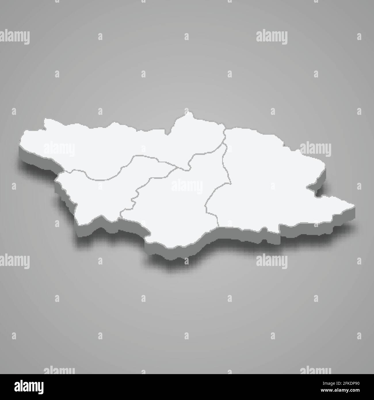 3d isometric map of Racha-Lechkhumi and Kvemo Svaneti is a region of ...