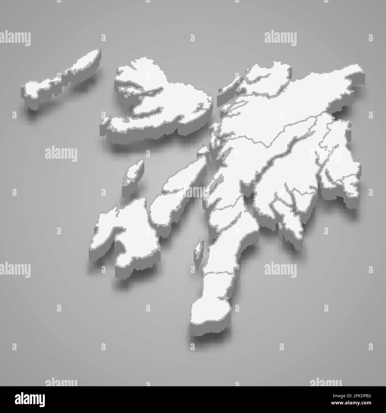 Argyll map Stock Vector Images - Alamy