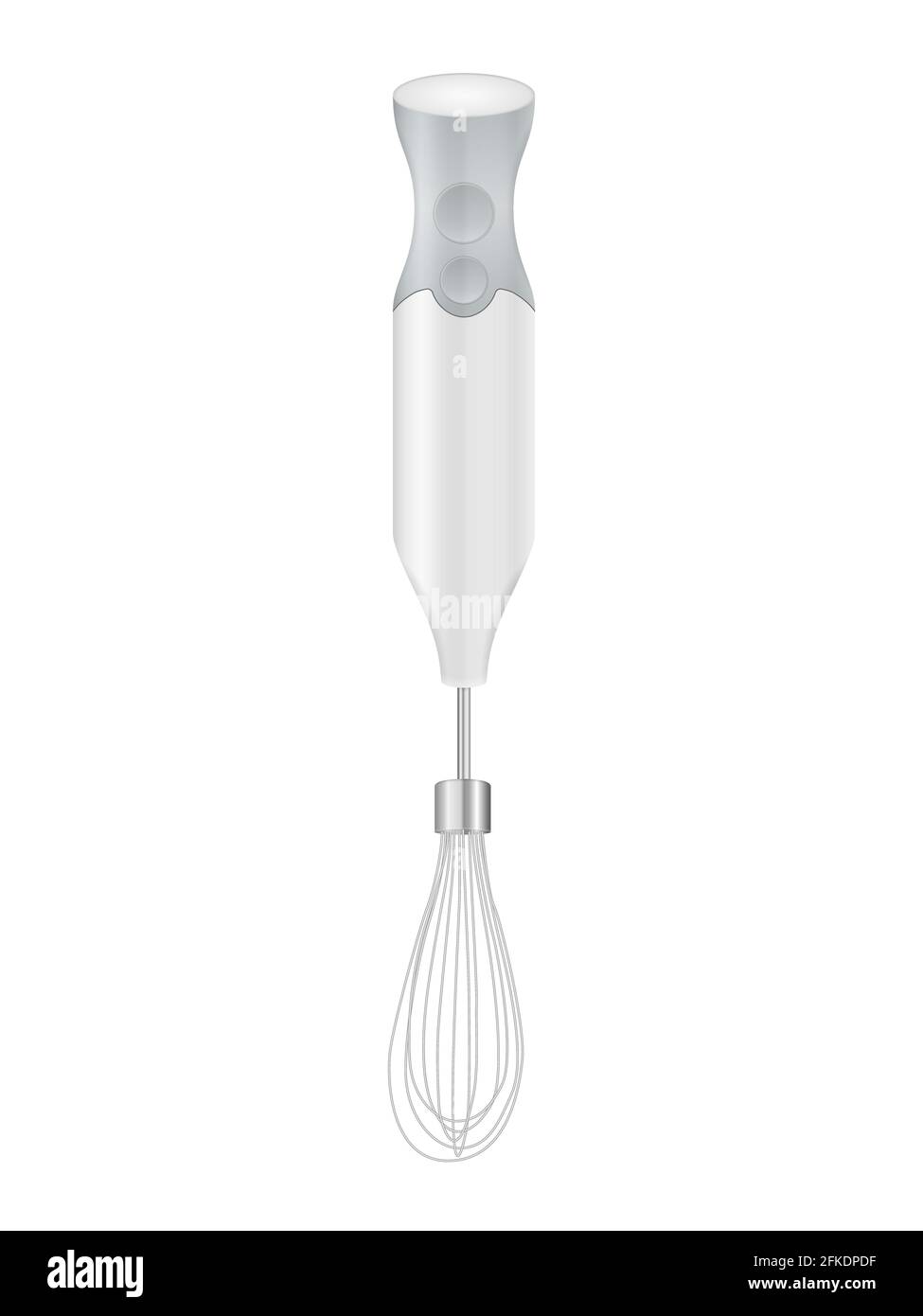 Hand blender on a white background. Vector illustration Stock Photo - Alamy