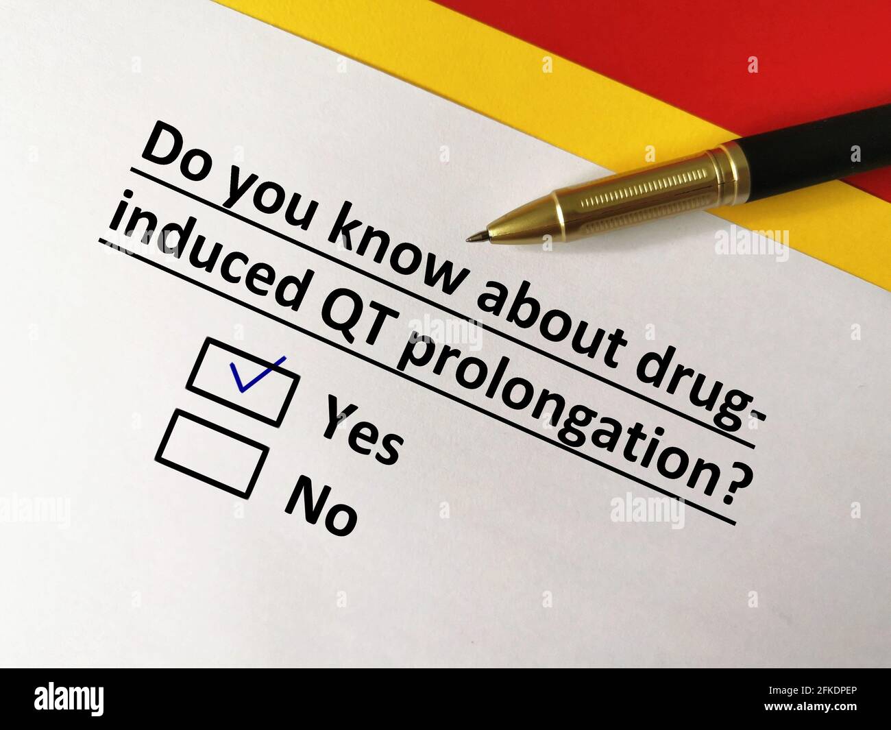 One person is answering question. He knows about drug induced QT ...
