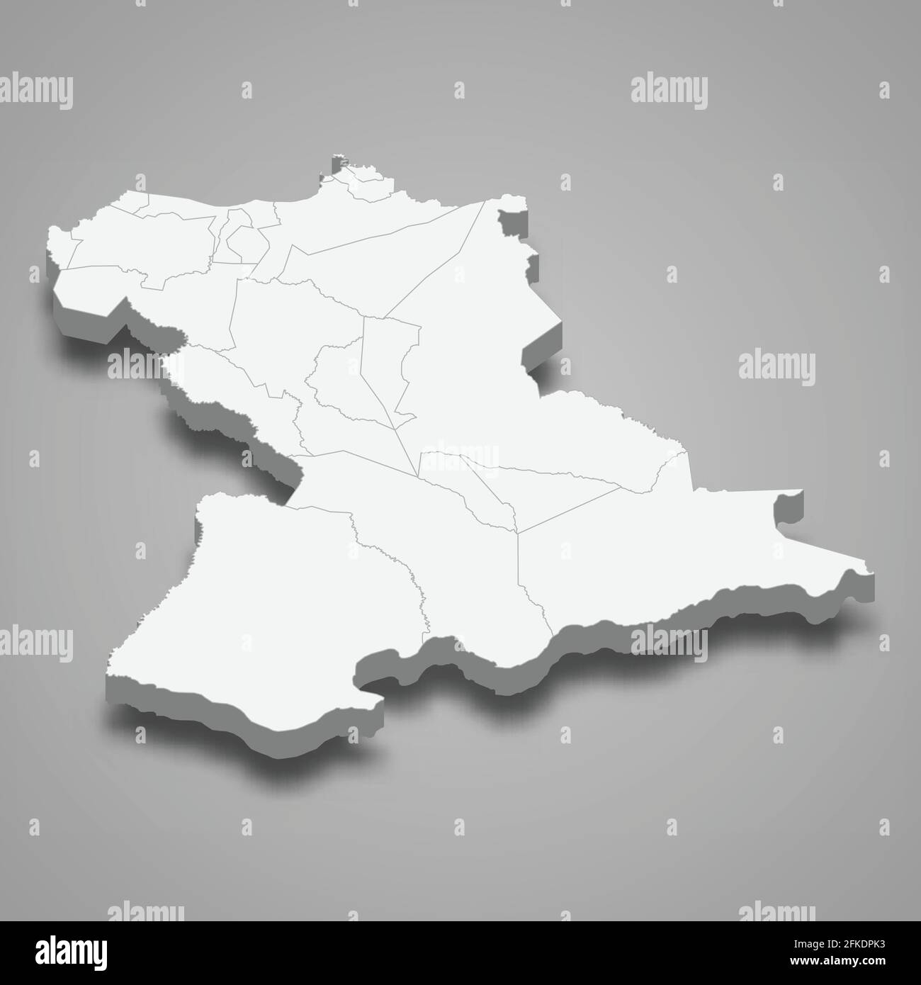 Anzoategui map vector hi-res stock photography and images - Alamy