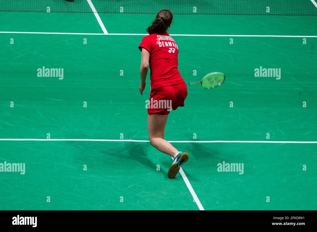 KYIV, UKRAINE - APRIL 30, 2021: Line CHRISTOPHERSEN during the ...