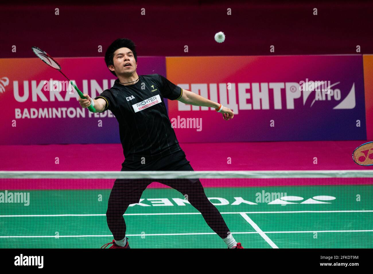 KYIV, UKRAINE - APRIL 30, 2021: Jones Ralfy JANSEN during the badminton ...