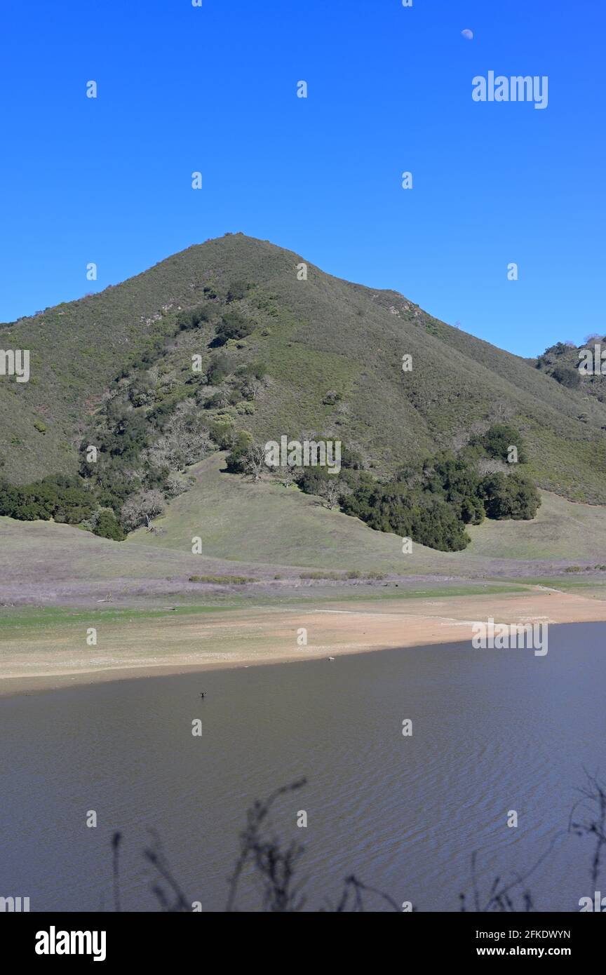 The Uvas Valley and Reservoir, San Martin CA Stock Photo - Alamy