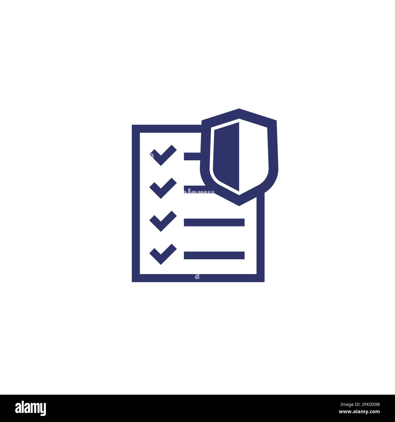 insurance policy icon, vector design Stock Vector Image & Art - Alamy