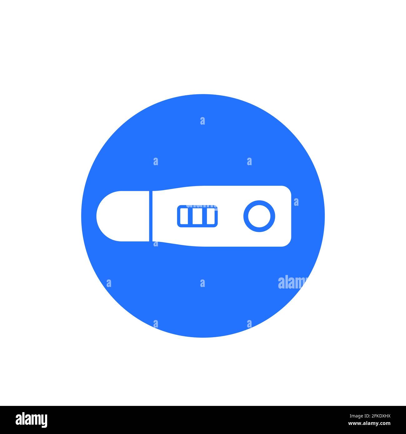 pregnancy test, vector round icon Stock Vector Image & Art - Alamy