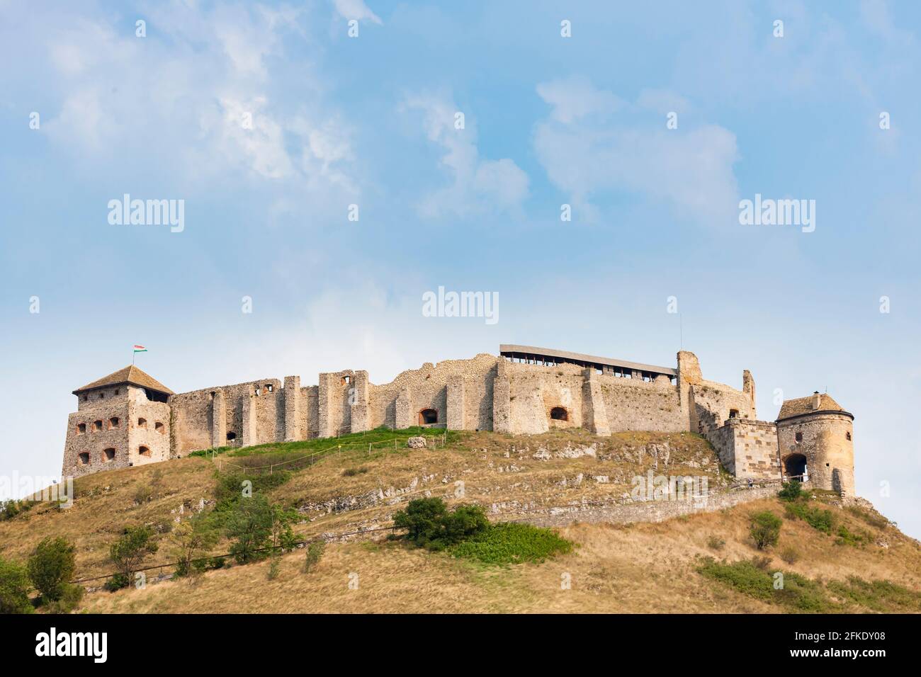 Sumeg Castle (Sumegi var), Western Transdanubia, Hungary Stock Photo ...