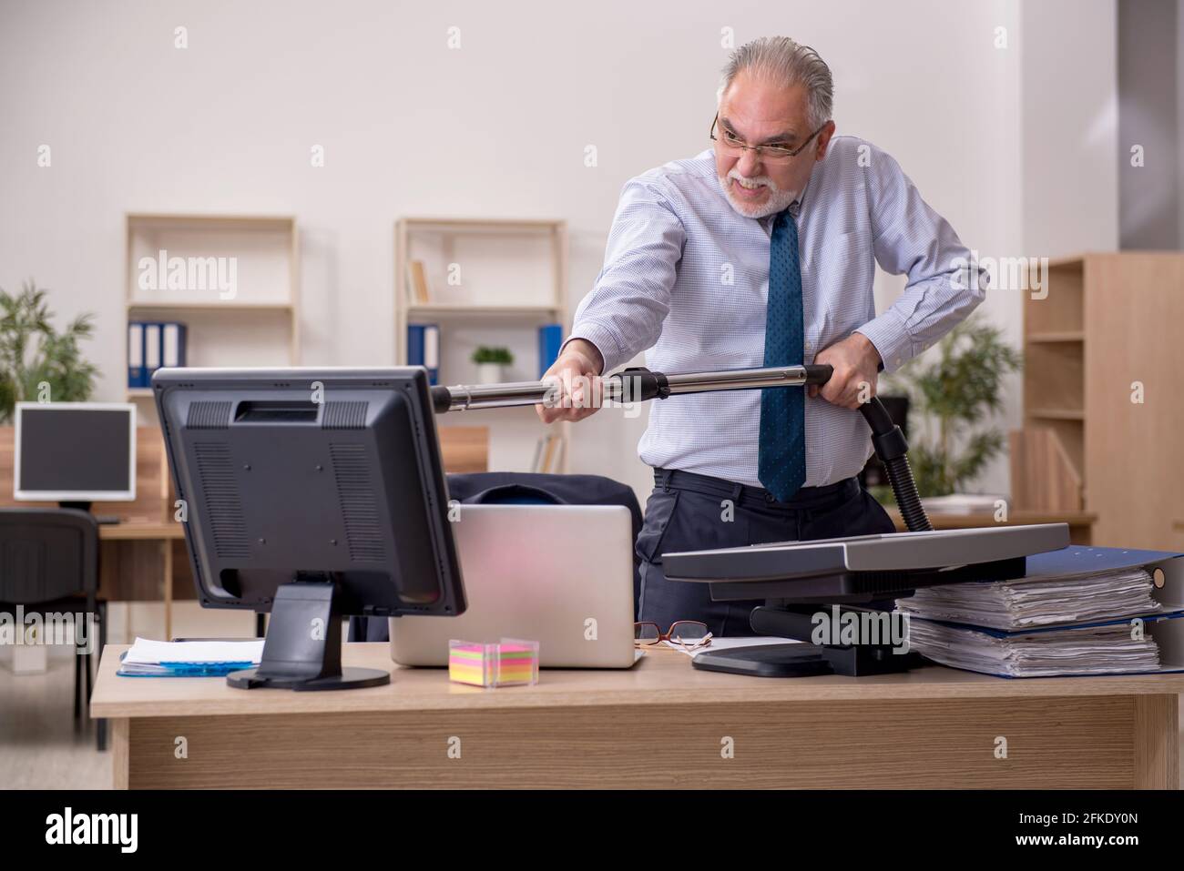 Office cleaner manager hi-res stock photography and images - Alamy
