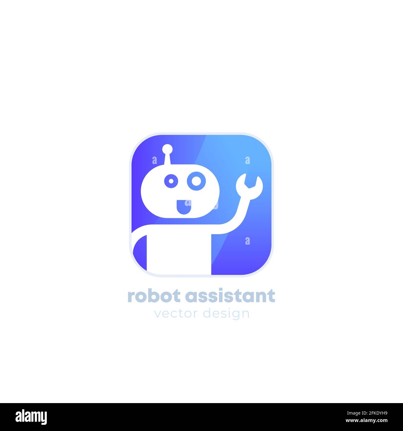 Virtual assistant logo Stock Vector Images - Alamy