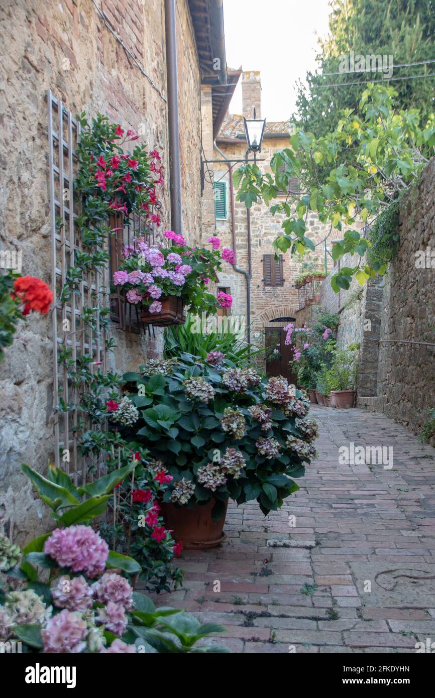 At Monticchiello - Italy - On august 2020 - historic center of the ...