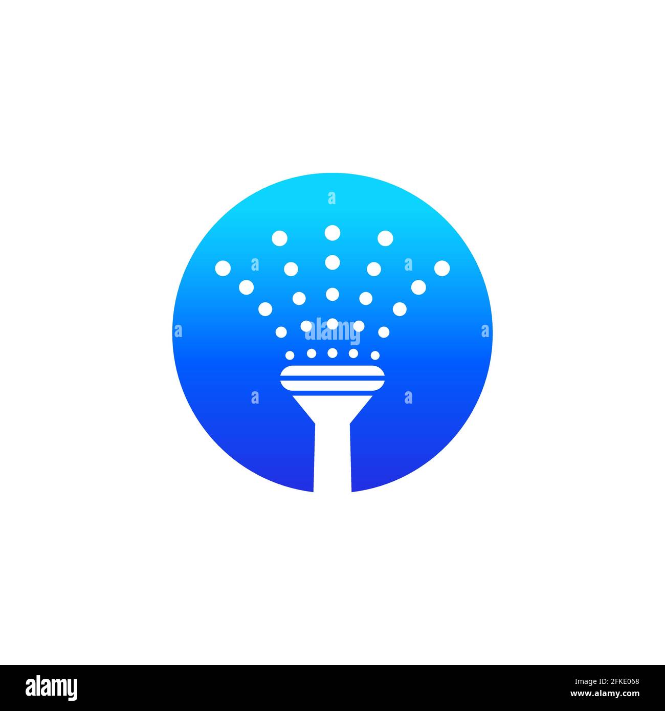 water sprinkler vector icon on white Stock Vector Image & Art - Alamy