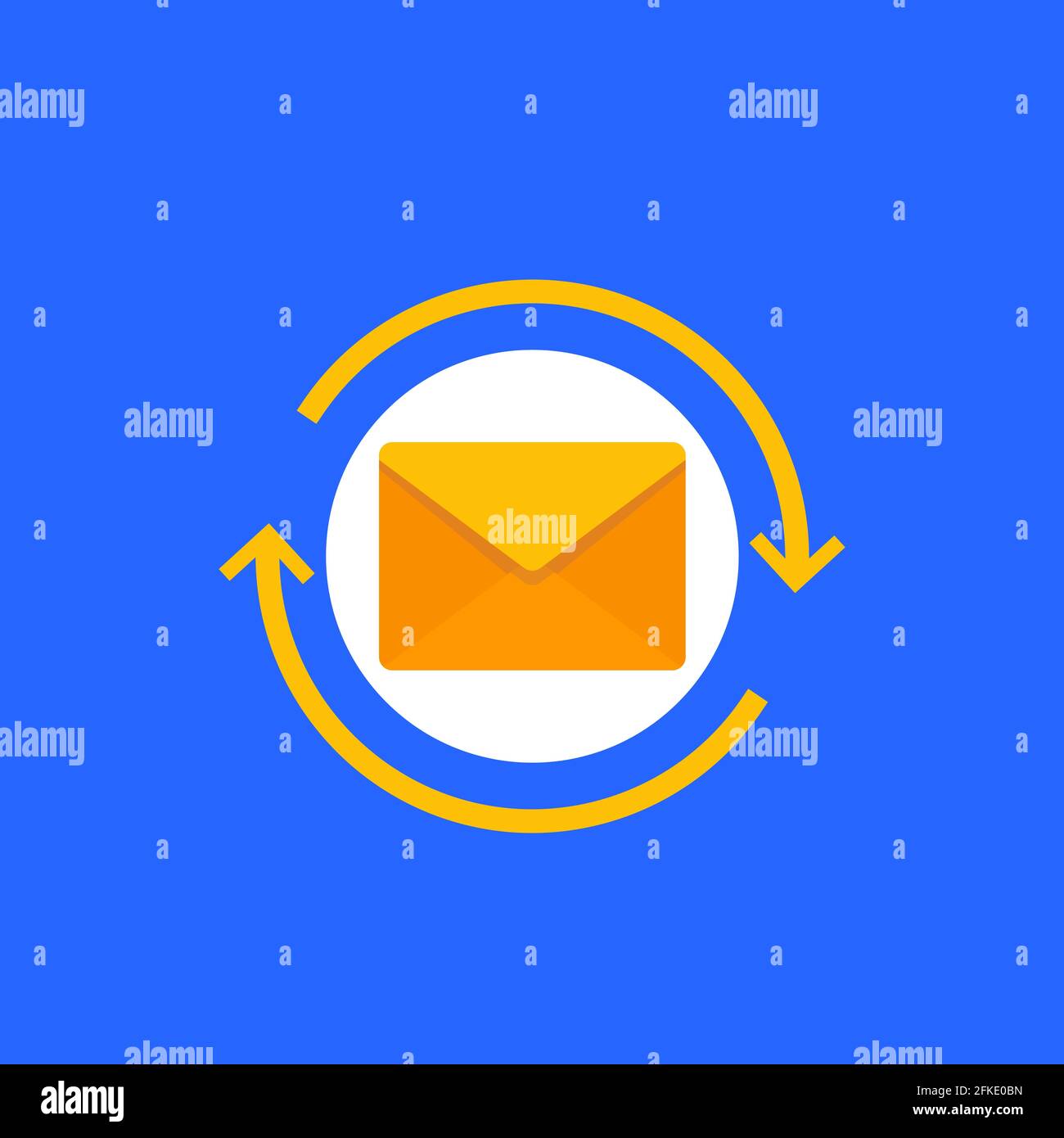 resend mail icon, flat vector Stock Vector Image & Art - Alamy