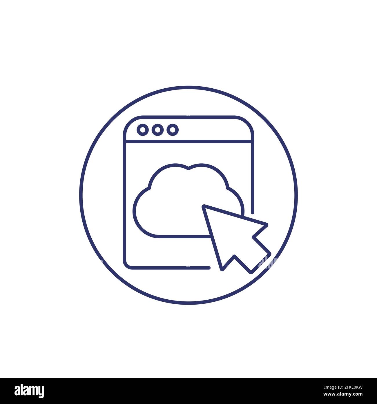 Private cloud service line hi-res stock photography and images - Alamy