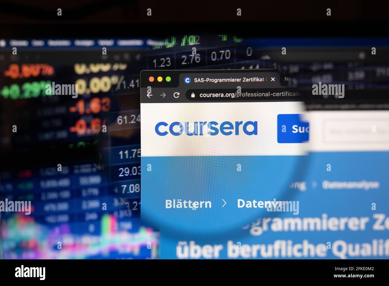 Coursera symbol hi-res stock photography and images - Alamy