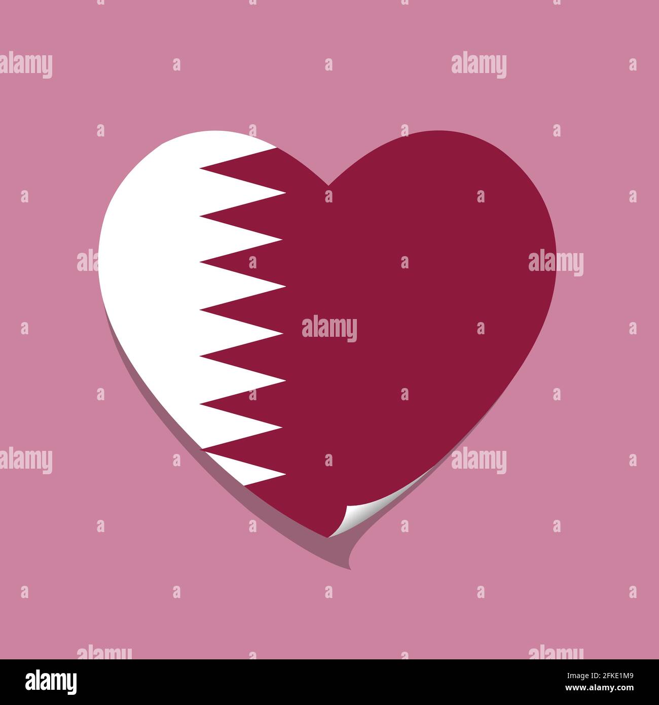 I love qatar hi-res stock photography and images - Alamy