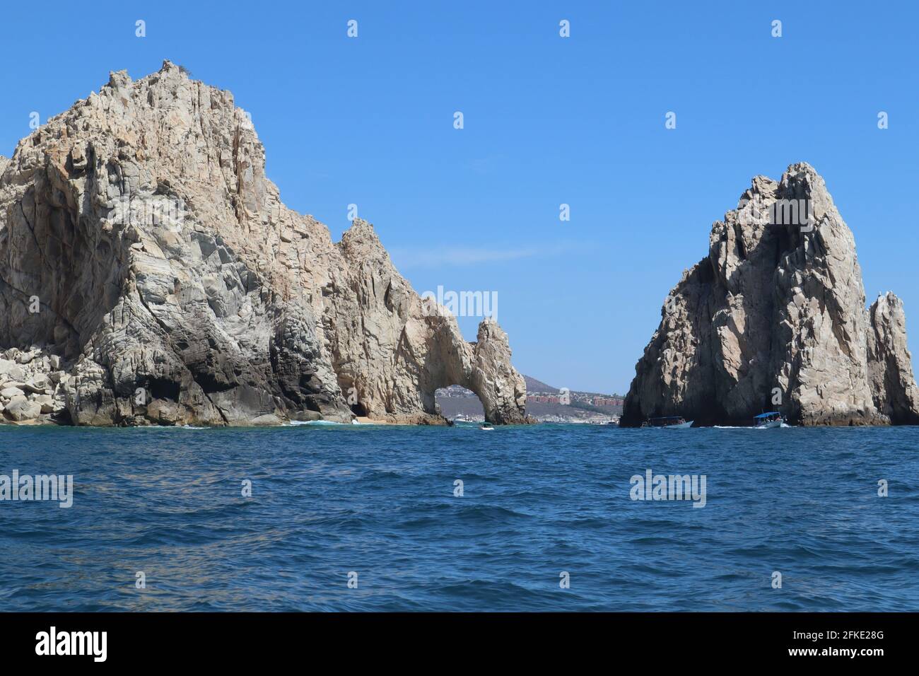 Beautiful view of The Arch, the iconic landmark along the rocky ...