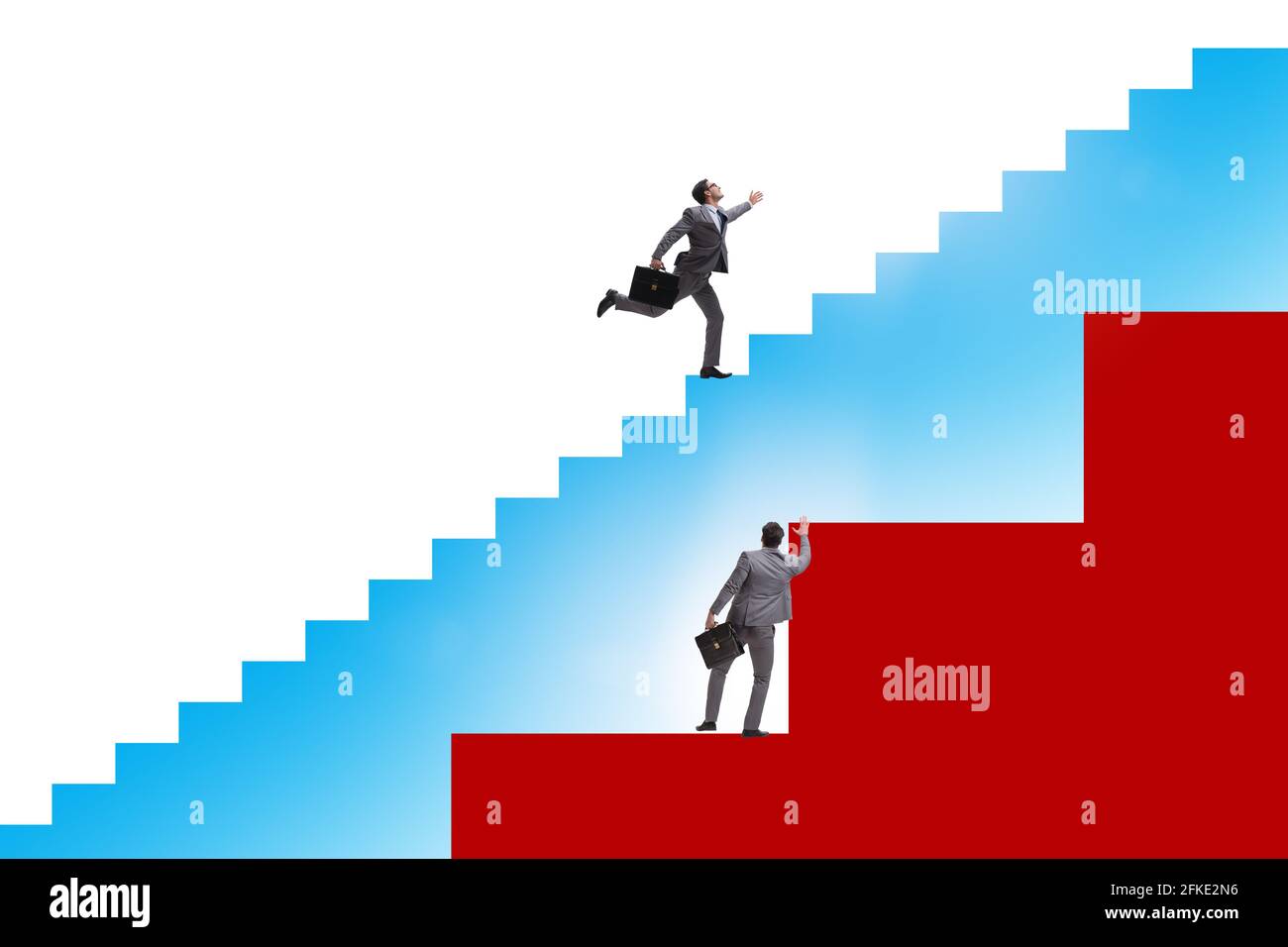 Concept of unfair treatment of the different employees Stock Photo - Alamy