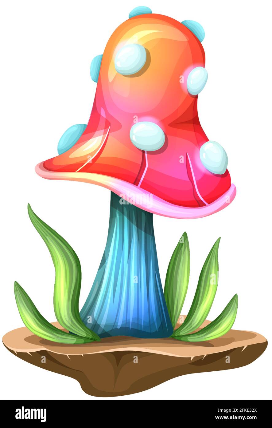 Colorful Animated Mushrooms