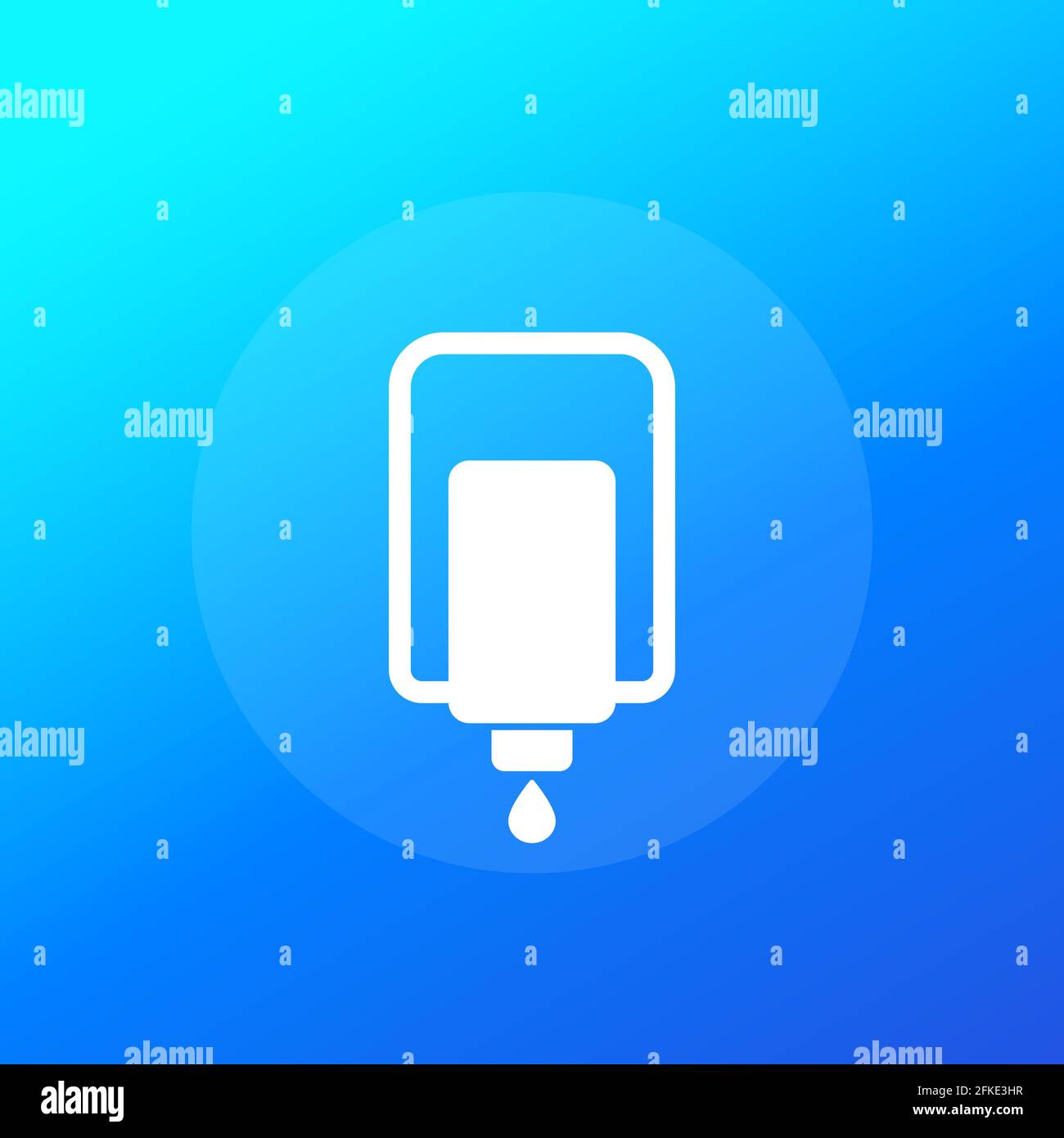 Hand sanitizer, automatic wall dispenser icon Stock Vector Image & Art ...