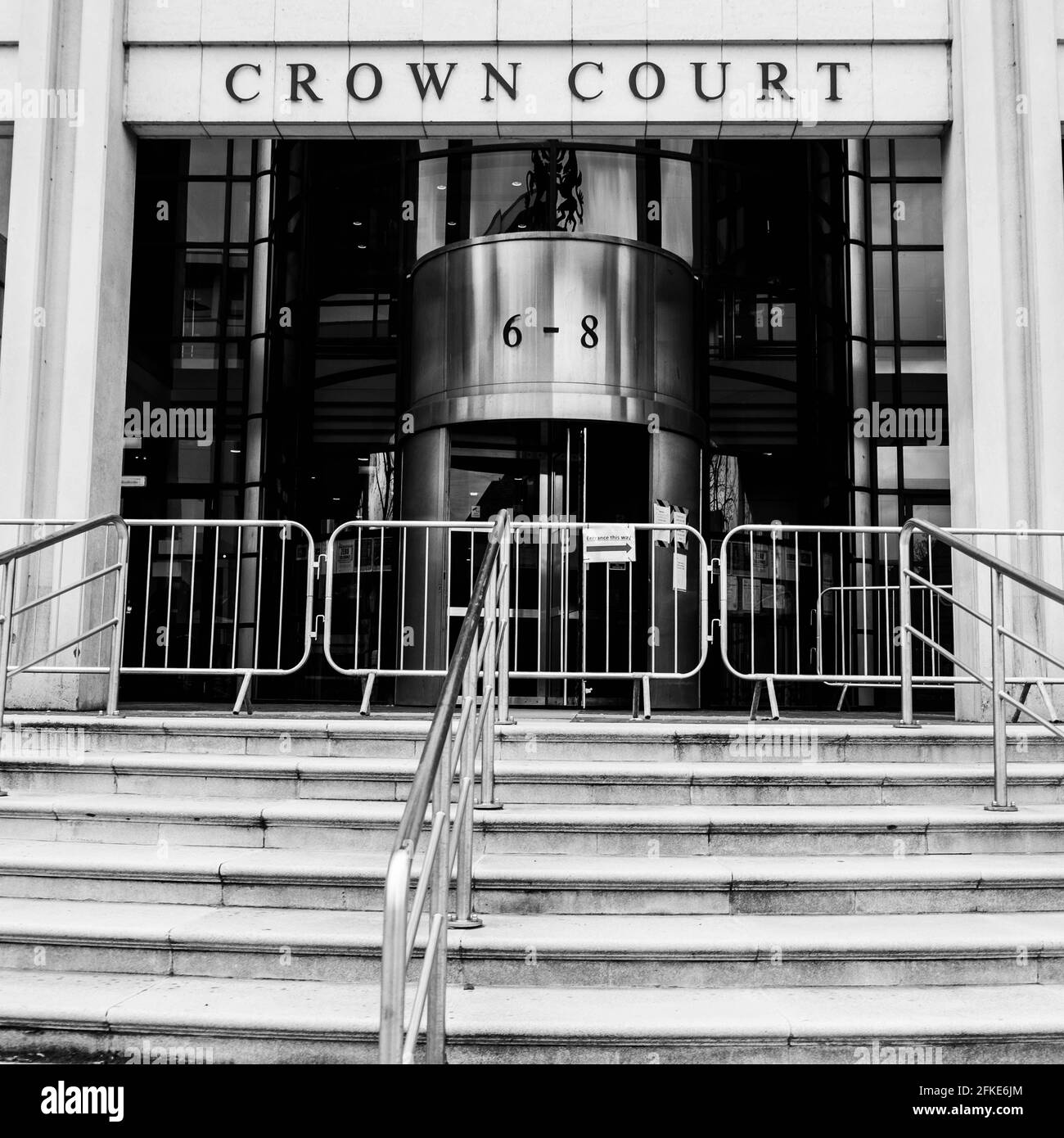 Crown court buildings Black and White Stock Photos & Images - Alamy